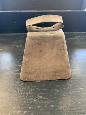 VINTAGE ANTIQUE PRIMITIVE METAL FARM COW BELL | eBay