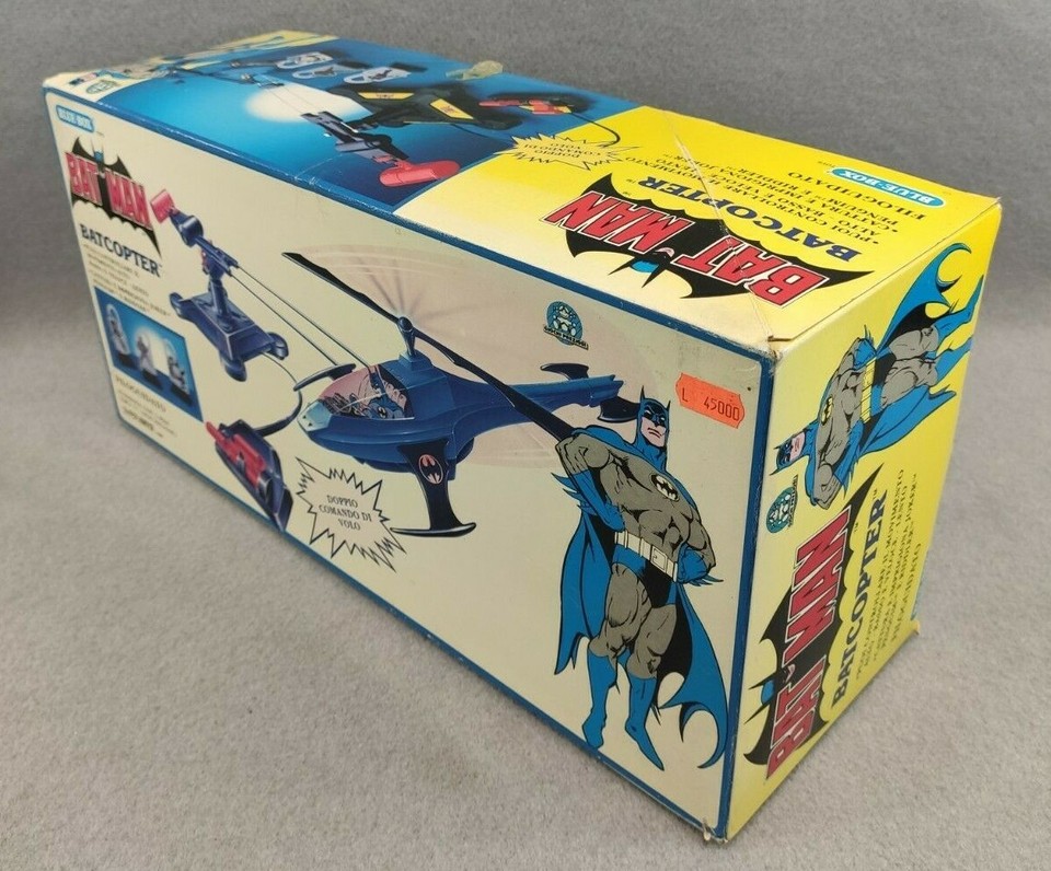 Batman Bat-Copter Bluebox Wire-Guided 1989 Dc Comics New Vintage ...