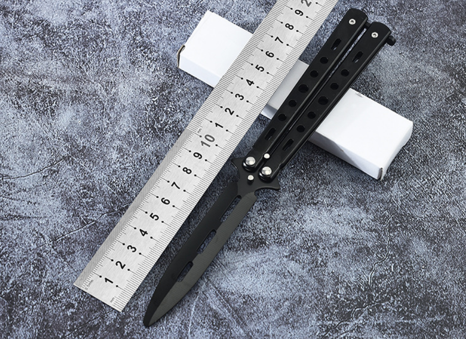 New Butterfly Training Color Knife Trainer Metal Non Sharp Dull ...