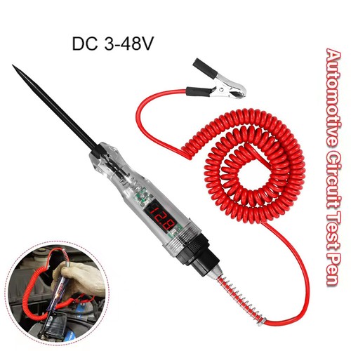 3-48V Electric Car Fuse Test Light Voltage Pen Detector 12V Circuit ...