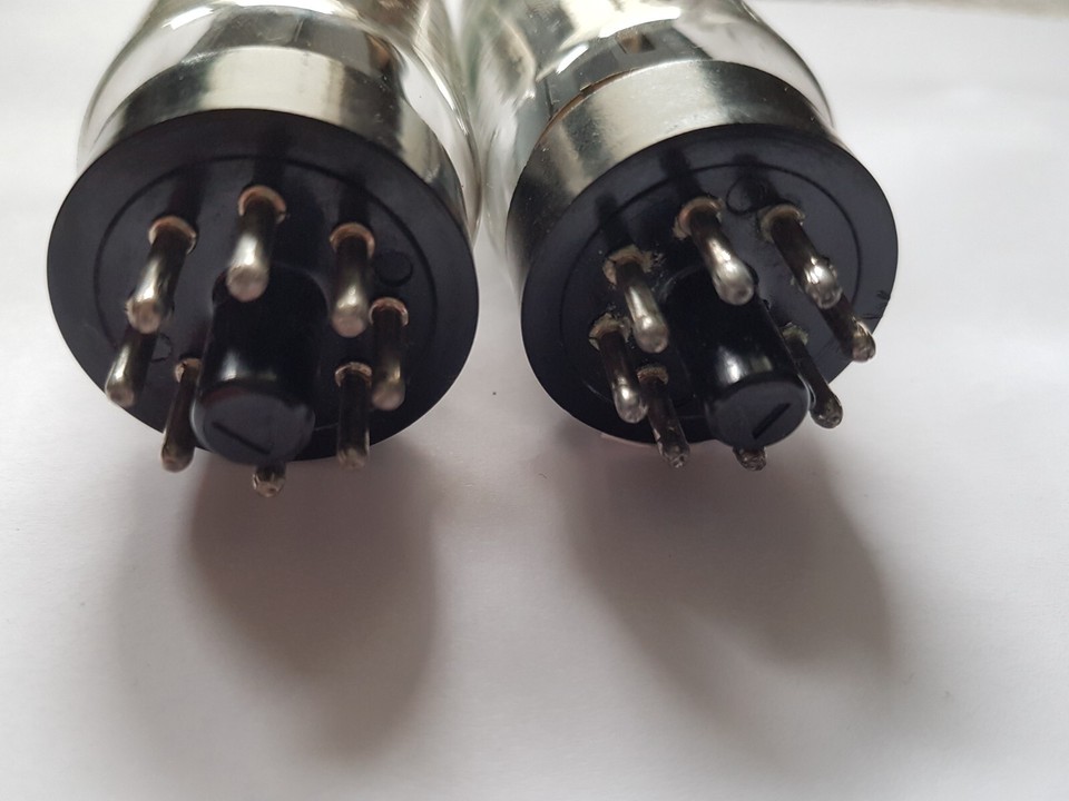 2 x Rare Pair 6l6 WF/HF DDR tube amplifier el34 6l6g VT-115 CV1948 6Л6 ...