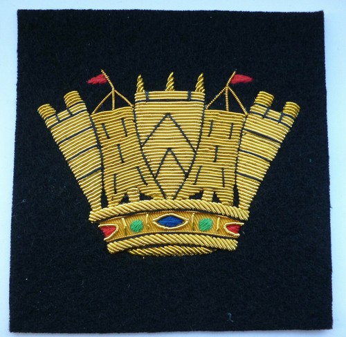 NAVAL CORONET BLAZER BADGE. | eBay