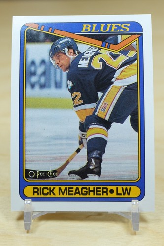 1990-91 O-Pee-Chee OPC Base #125 Rick Meagher - St. Louis Blues | eBay