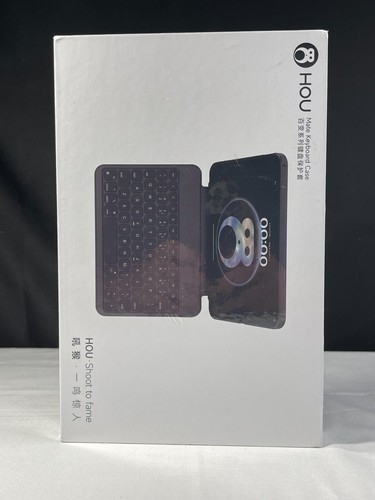 HOU MATE-8 Starry Black Wireless Keyboard Case Compatible For iPad Mini ...