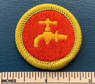 Vintage PLUMBING Boy Scout Merit Badge PATCH BSA Uniform Sash Award ...