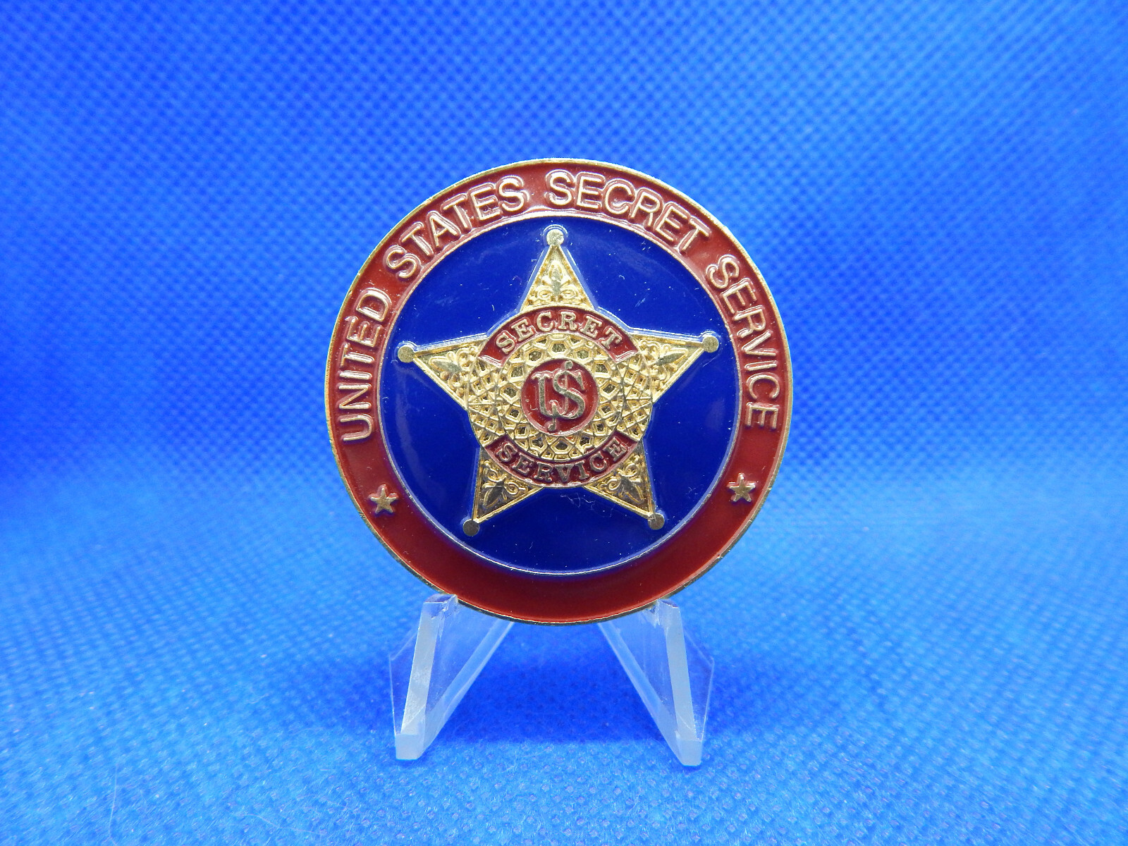 SECRET SERVICE CHALLENGE COIN AWARDED FOR OUTSTANDING SUPPORT ~ 1 5/8 ...