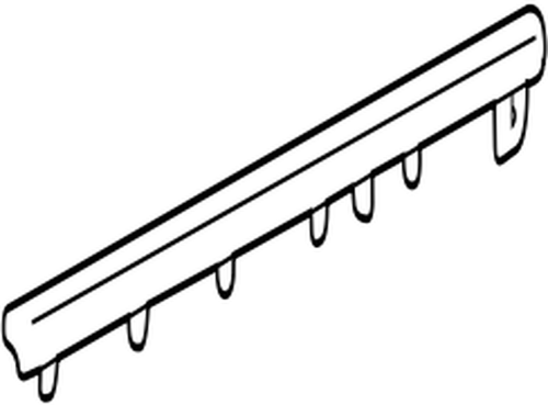 75710-60061 Toyota Moulding assy, front door belt, rh 7571060061, New ...