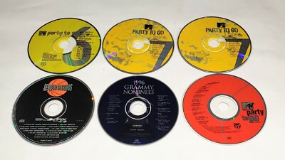 6 CD lot Compilations MTV Party To Go Grammy Nominees Dj Pix | eBay