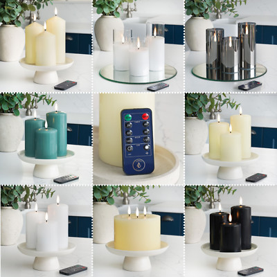 EMBER™ LED Candle Light Flameless Flickering Wax Battery Powered Sets ...