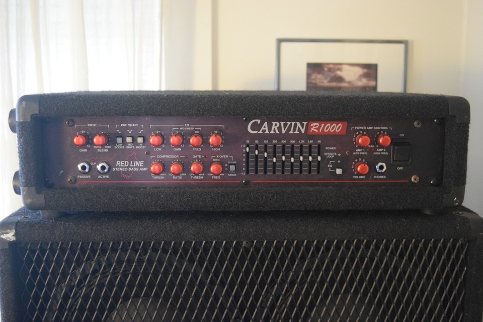 Carvin Red Line R1000 RL118 RL410T Bass Stack | eBay