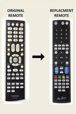 Toshiba SE-R0329 Remote Control Replacement with 2 free Batteries | eBay UK