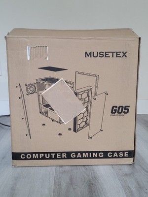 New open Box MUSETEX Computer Gaming White Color Case G05 | eBay