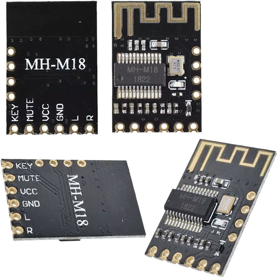 2PC MH18 Wireless Bluetooth Audio Module MP3 Receiver Lossless Decoder ...