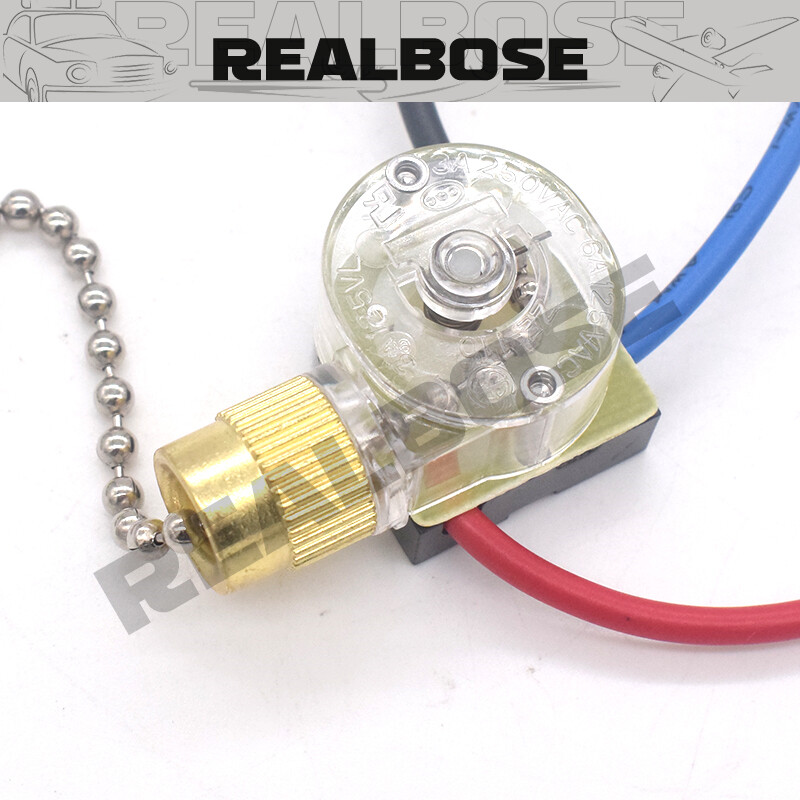 for Ceiling Fan Canopy Lamp 3 Wire 3 Way Pull Chain Light Switch ZE-110 ...