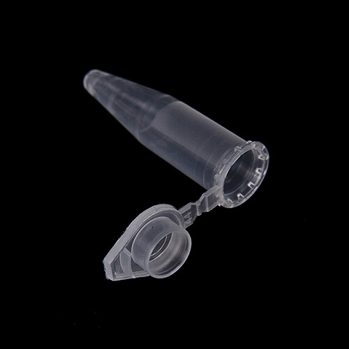 50x 1.5ml Lab Clear Micro Plastic Test Tube Centrifuge Vial Snap Cap ...