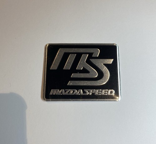 MAZDASPEED Metal Badge Emblem Black/Silver Mazda Performance | eBay