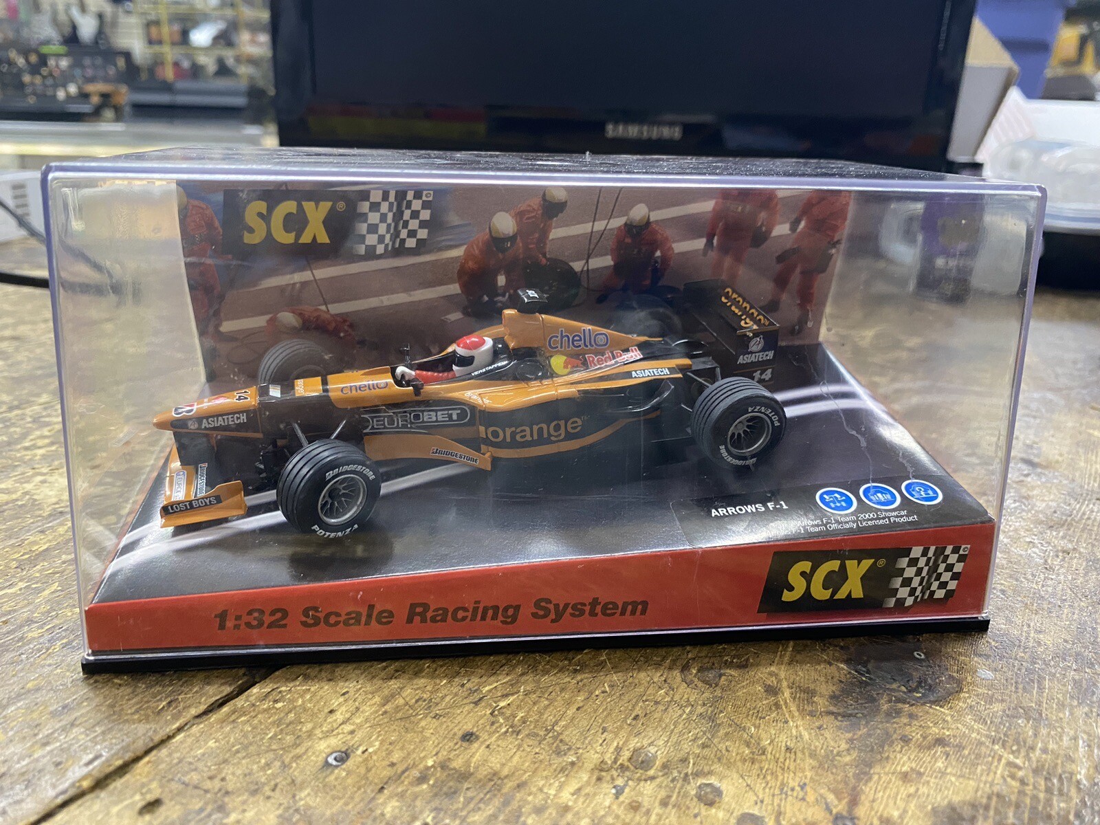 SCX Arrows F1 #14 Ref. 60690 1:32 Scale MIB Scalextric | eBay
