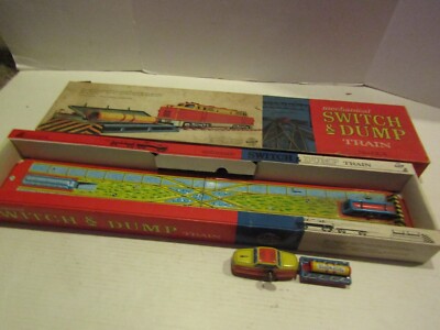 Boxed Vintage Ohio Art Mechanical Switch & Dump Train, 601 Bryan, Ohio ...