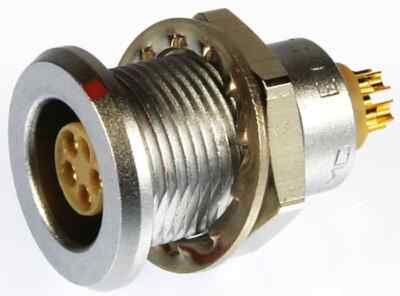 Lemo Part No EGG.OT.305.CLL -Panel Mount Connector, 5 Contacts, Socket ...