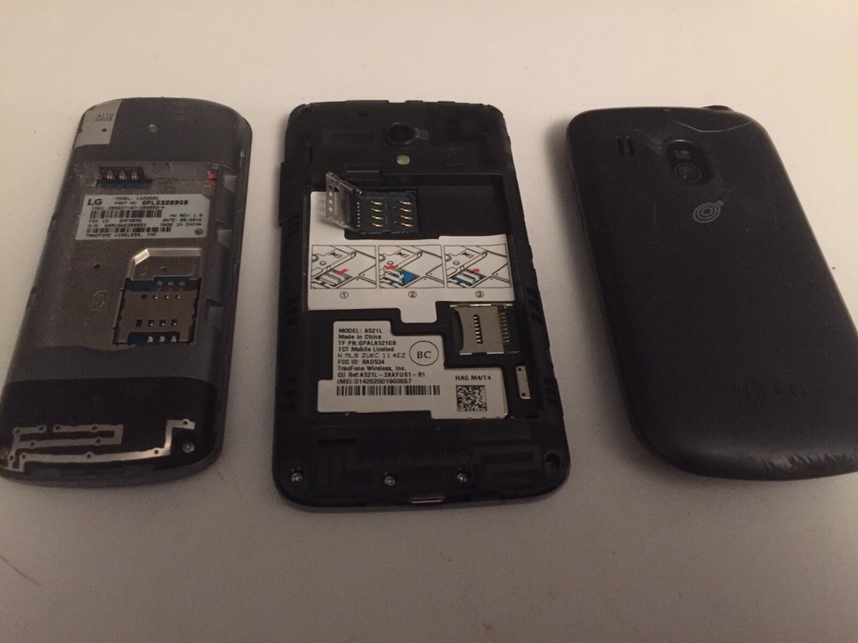 3 x Tracfone Net10 Old School Vintage Flip Cell Phones Wholesale Lot ...