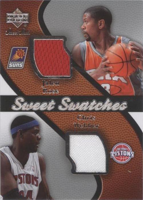 2007-08 Upper Deck Sweet Shot - Sweet Swatches Memorabilia Chris Webber ...