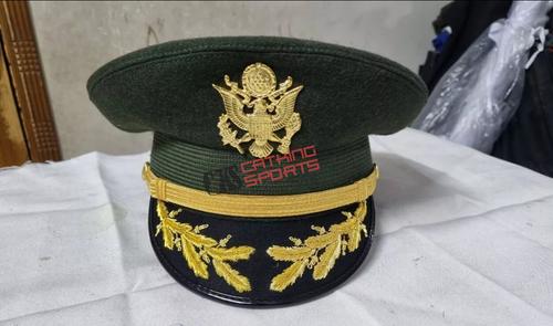 Replica US Army Field Grade Officer Service Dress Grey Wool Hat Cap All ...