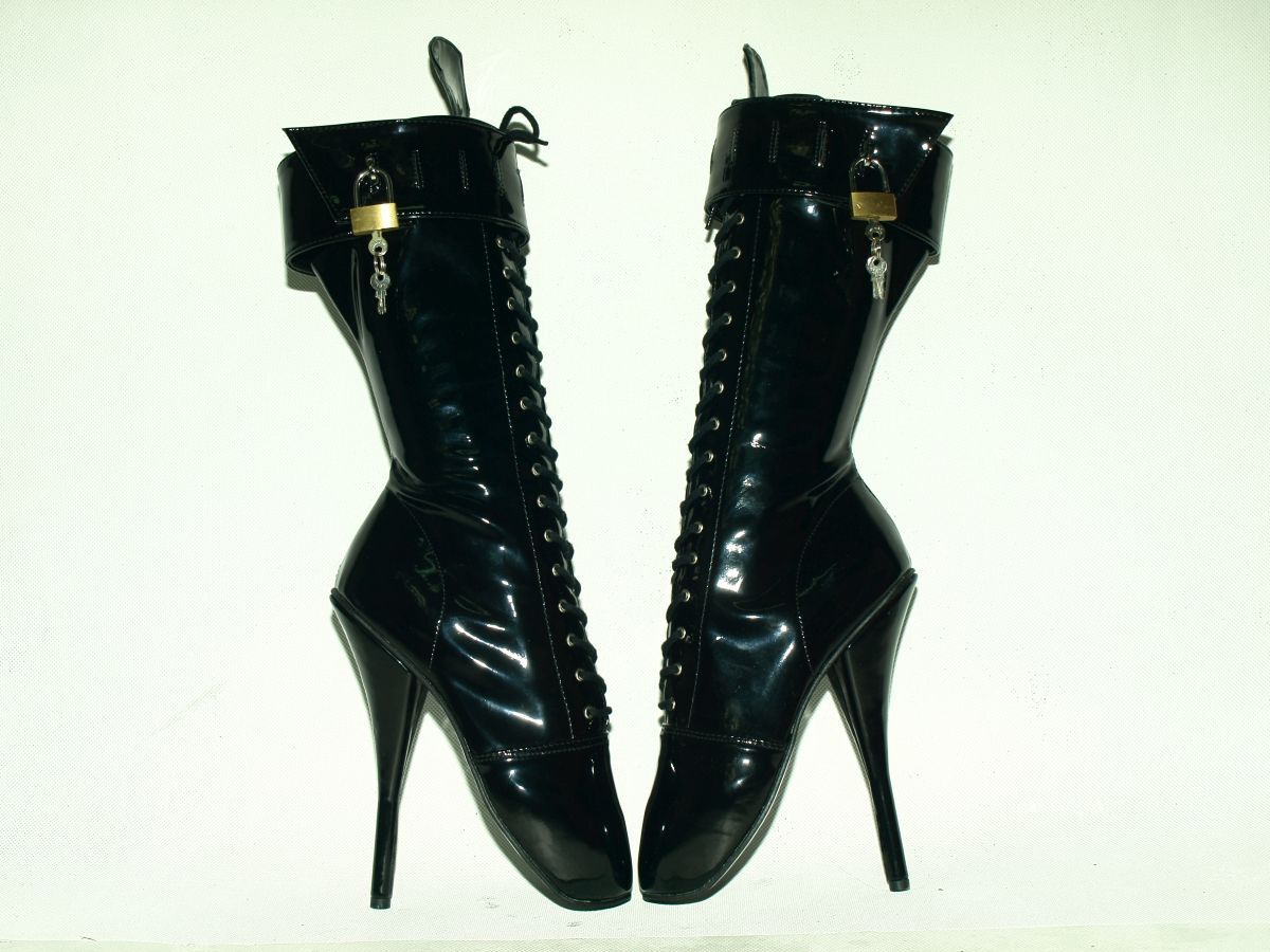 Lackleder handmade ballet size 42-47 Bolingier Poland heels 20cm | eBay.de