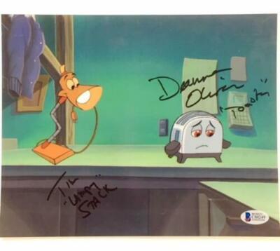 BRAVE LITTLE TOASTER Tim Stack + Deanna Oliver Signed 8x10 Print Cel ...