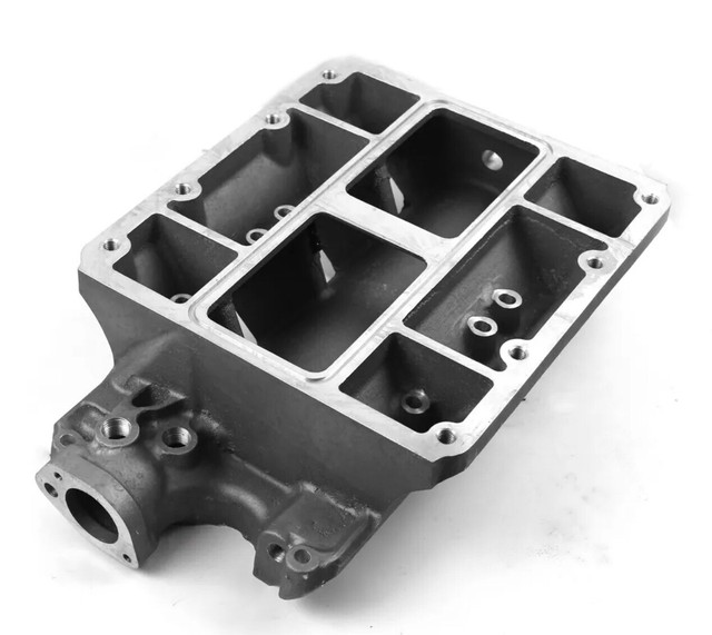 Ford SB 351w Windsor 6-71 8-71 Supercharger Aluminum Intake Manifold ...