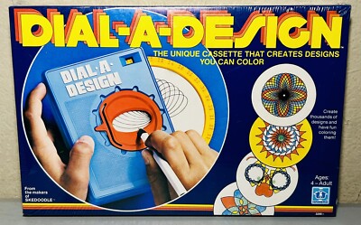Vintage 1979 Hasbro DIAL-A-DESIGN Creative Art Cassette Color Drawing ...