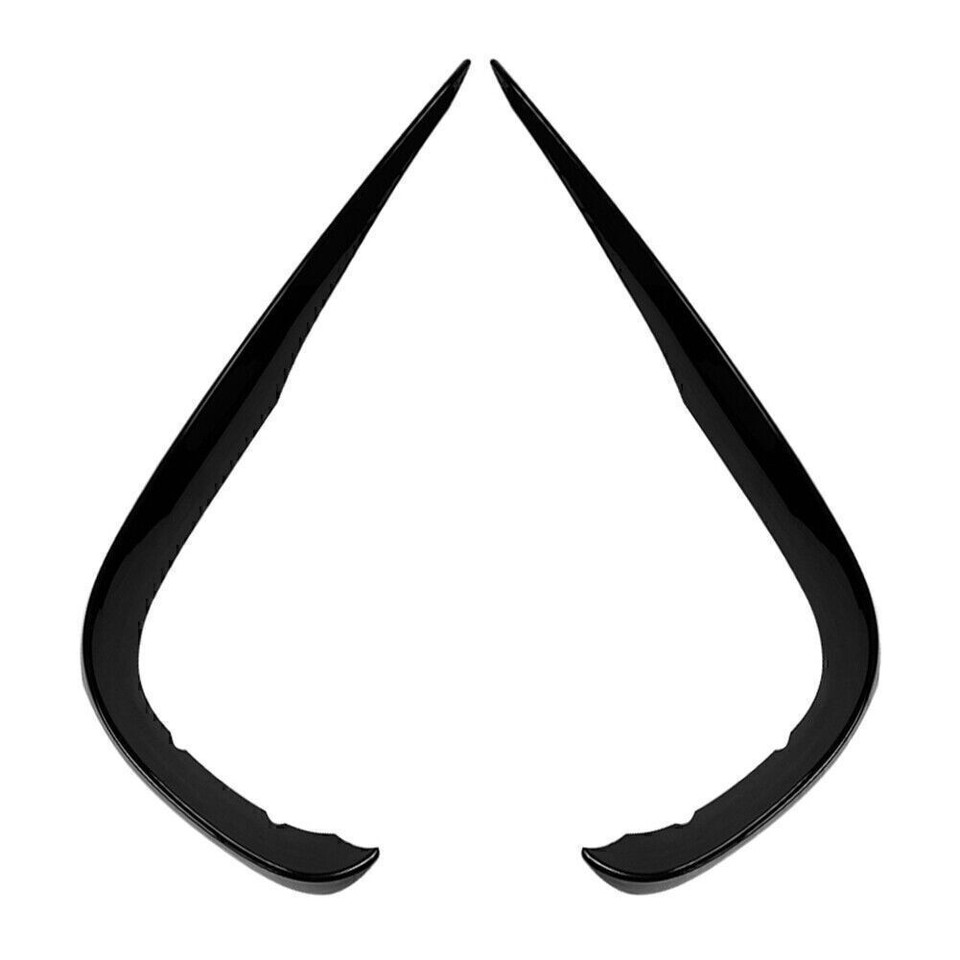 For Mercedes Benz E-Class W213 E200 E300 E260 Black Front Bumper Lip ...