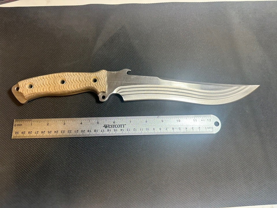 Busse Combat Silent Knight, INFI, Competition, CBT, Tan Micarta Knife ...