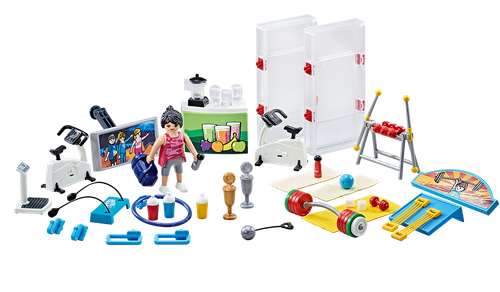 Playmobil Fitnessstudio 9846 Neu & OVP Fitnessgeräte Sport Fitness ...
