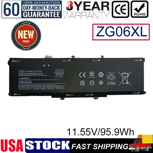 ZG06XL 95.9Wh Battery For HP EliteBook 1050 G1 ZBook Studio X360 G5 ...