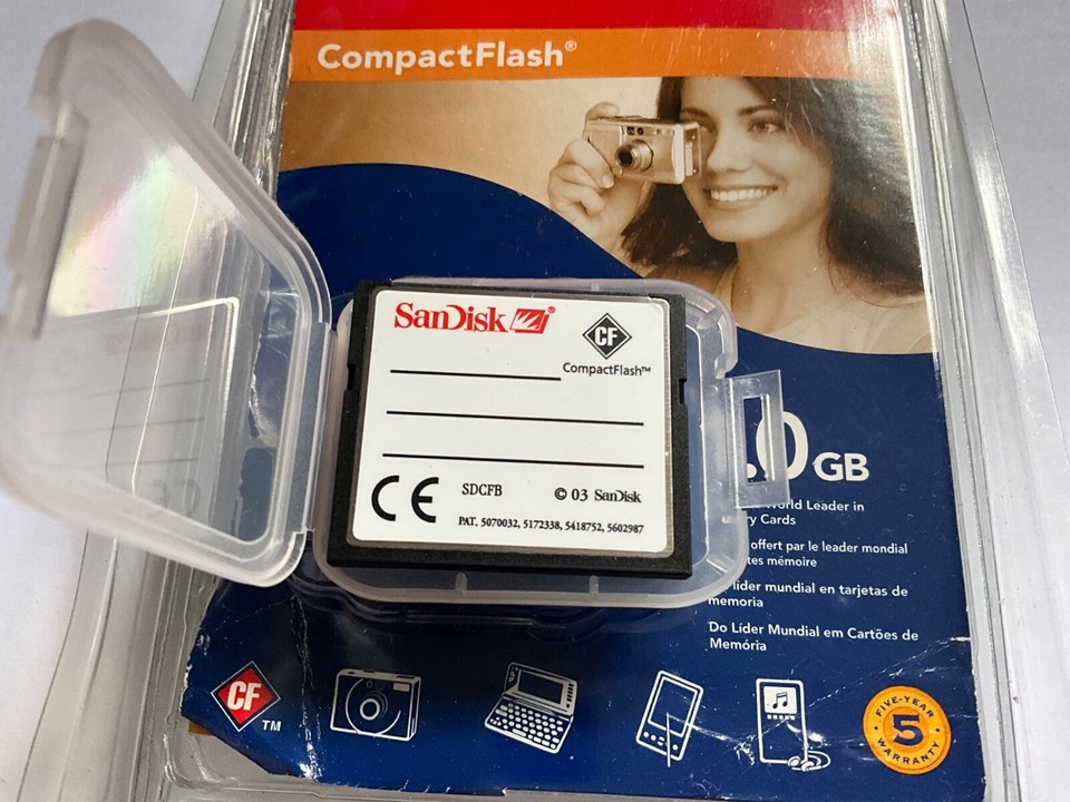 1pcs 1gb SANDISK Compactflash memory CF I best for older CF Nikon Canon ...