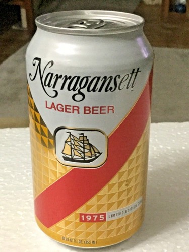 Narragansett Lager Beer 1975 Retro Label Jaws Can Movie Quint Shark ...