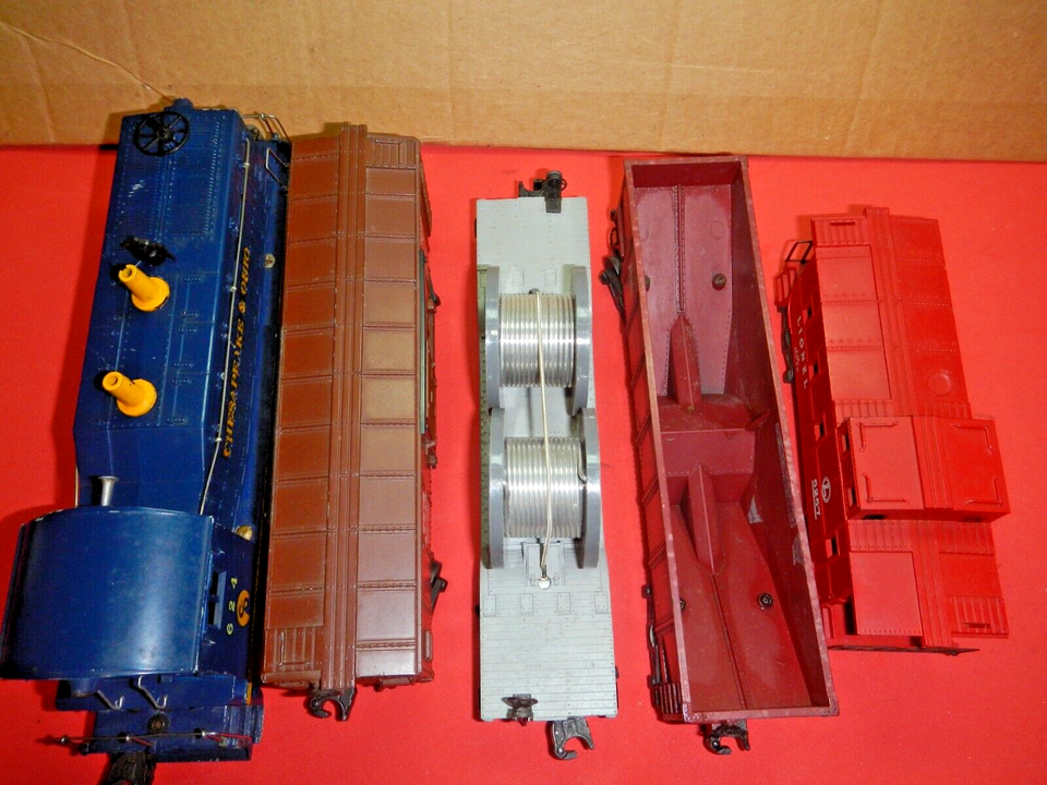 LIONEL 624 CHESAPEAKE SWITCHER & CARS | eBay