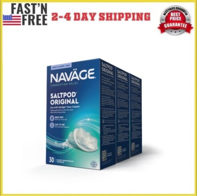 Navage SaltPod Bundle 3 30-Packs (90 SaltPods) - Navage Salt Pod ...