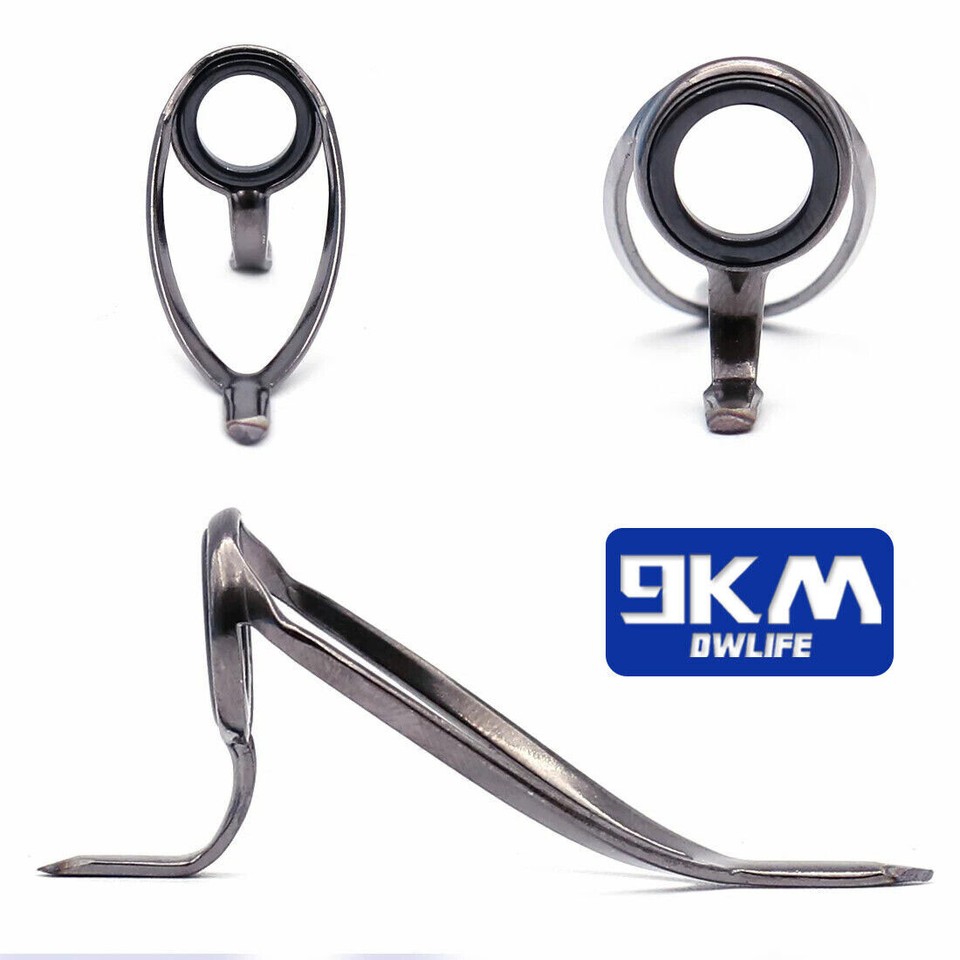 7Pcs Spinning Fishing Rod Guide Double-Foot Guide Ring for Custom ...