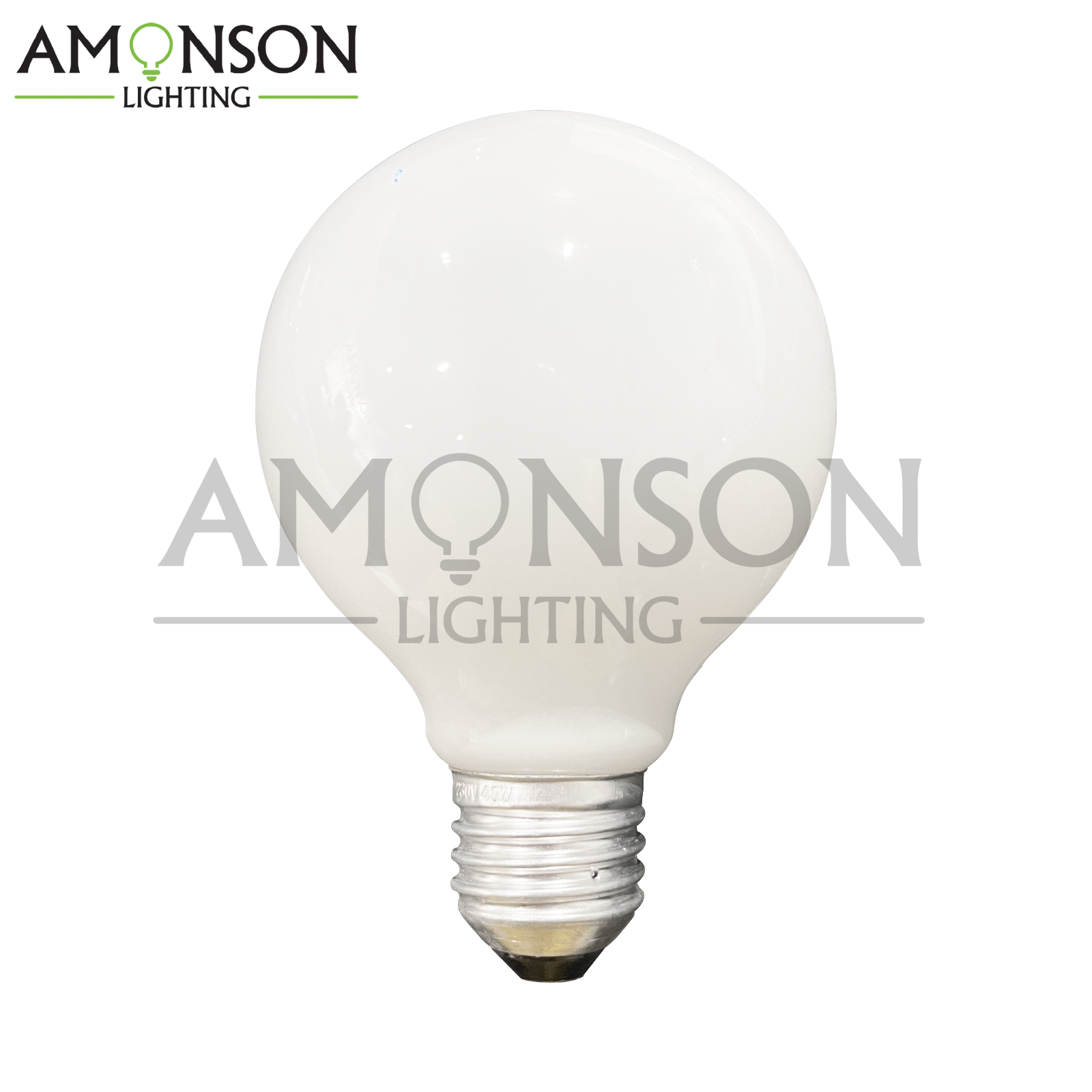 Amonson Lighting NEW E27 Screw Base 240V 40W G80 Incandescent Frosted ...