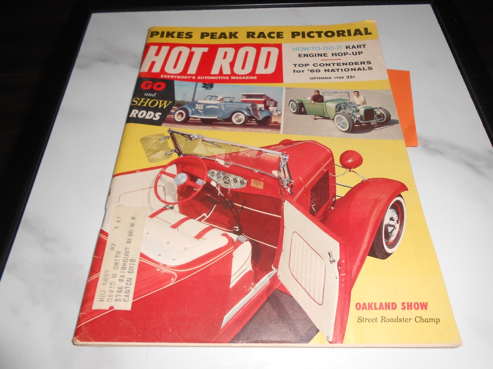 Hot Rod Sept 1960, Pikes Peak, Oakland Roadster Show, Show & Go Rods ...