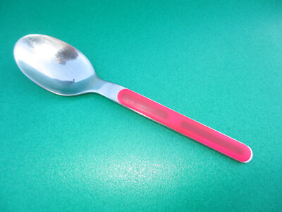 WMF Besteck Tango rot transparent Cromargan Teelöffel Kaffeelöffel 15,5 ...