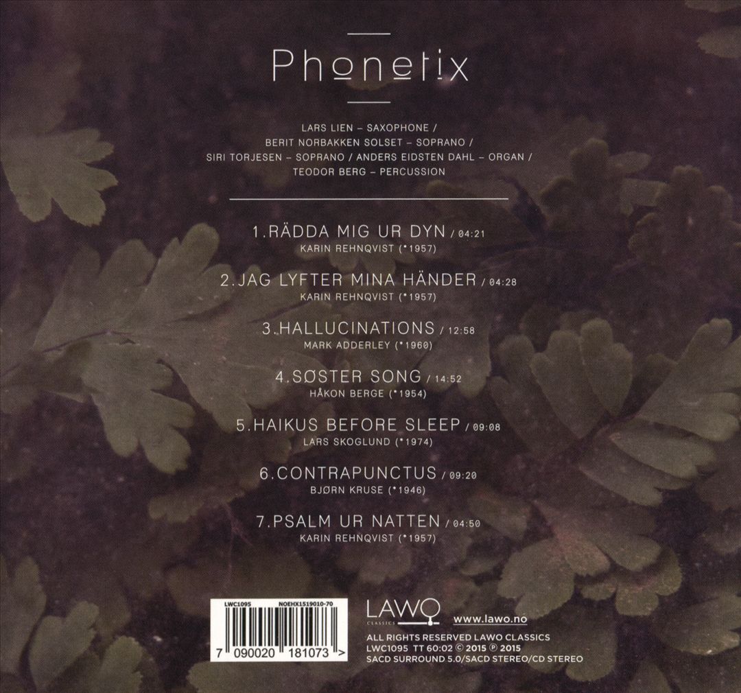 LARS LIEN PHONETIX NEW SUPER AUDIO HYBRID CD 7090020181073 | eBay