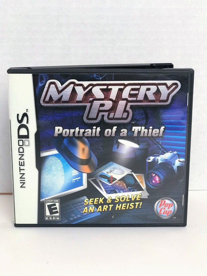 Mystery P.I.: Portrait of a Thief (Nintendo DS, 2008) Complete In Box ...
