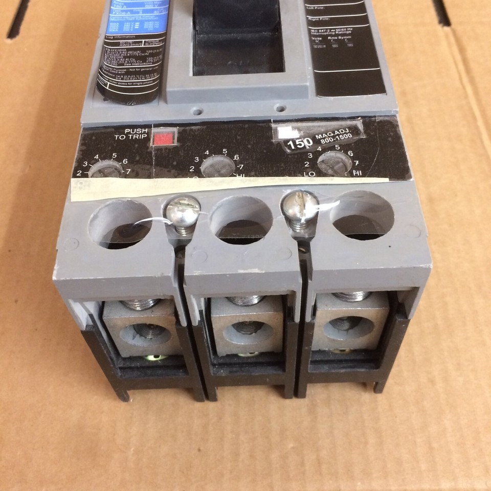 Siemens FXD63B150 150A 600V 600V 3Pole ITE Sentron Circuit Breaker /w 150A Trip | eBay