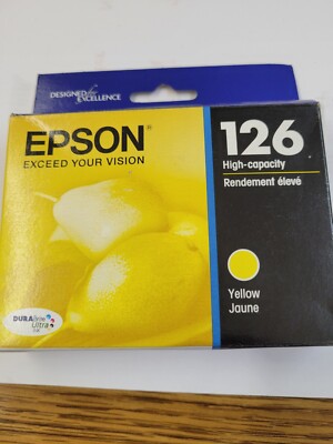 New Genuine Epson 126 Yellow Ink Cartridge Epson Stylus NX330 | eBay