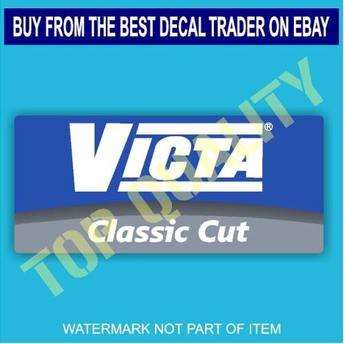VICTA CLASSIC CUT DECAL STICKER LAWN MOWER TOOLBOX GARAGE WORKSHOP ...