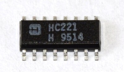 IC - HC221 - CMOS Logic Dual Monostable Multivibrators with Reset | eBay
