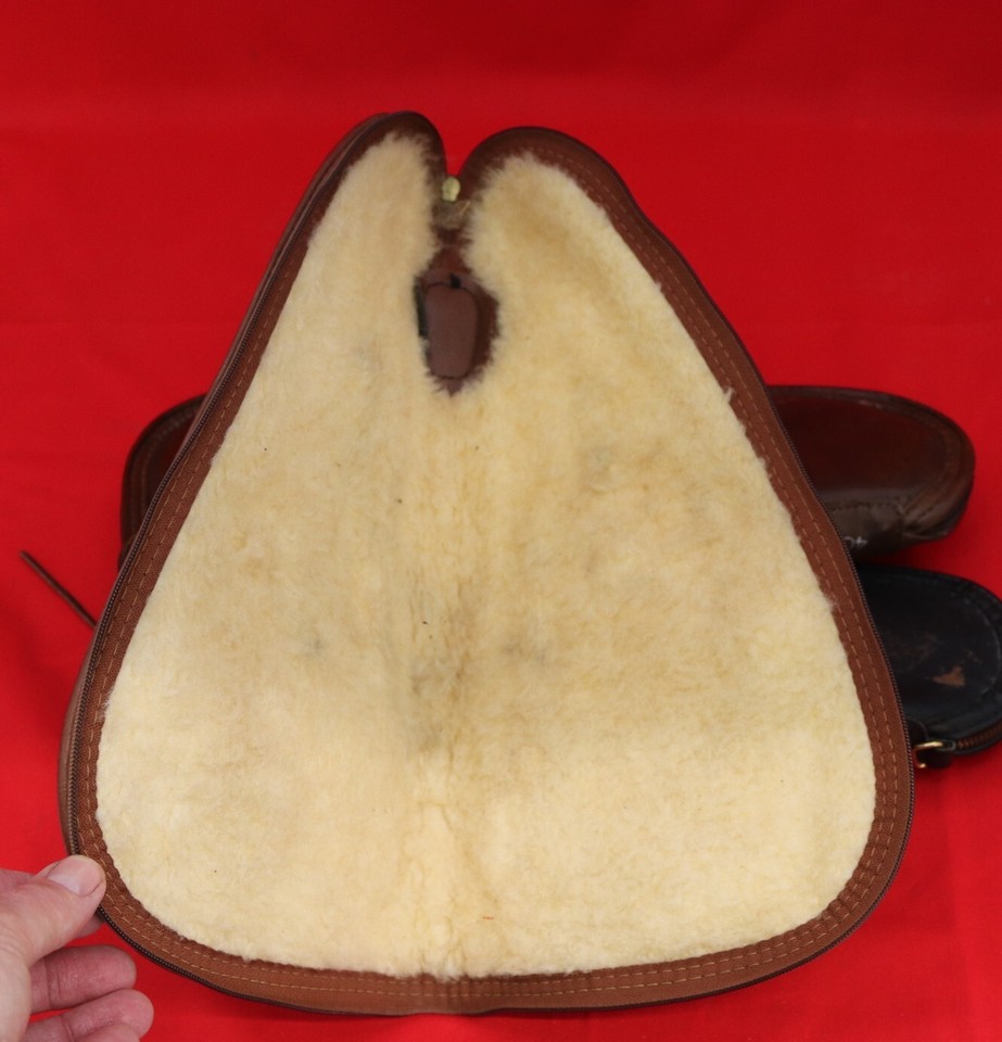 LOT OF Three -- Nice Leather - Vinyl Pistol Rug Cases w/Soft Lining ...