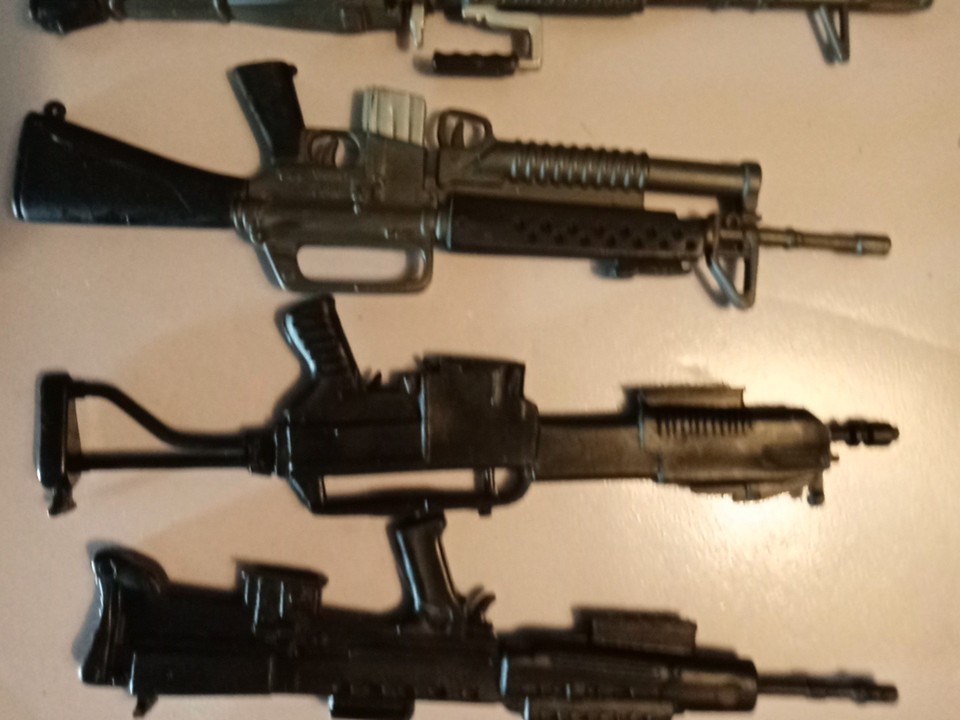 Action Man Rifles X 5 1990s Good Condition Throughout See Pictures For ...